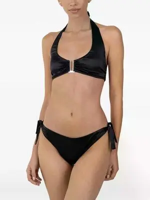 PARAMIDONNA Knot-detail Bikini - Black