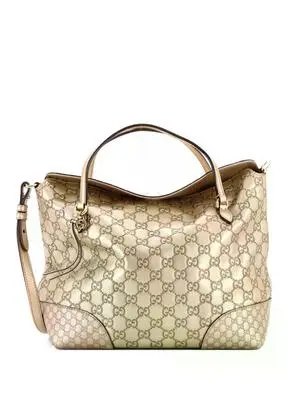 Gucci Bree Convertible Top Handle Ssima Leather Medium Tote Bag