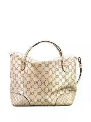 Gucci Bree Convertible Top Handle Ssima Leather Medium Tote Bag