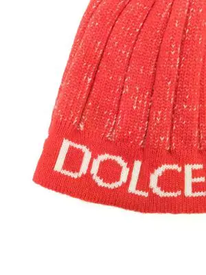 Dolce & Gabbana Knitted Beanie - Red