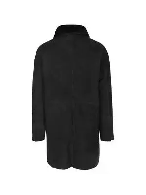 GIORGIO BRATO Shearling Zip Coat