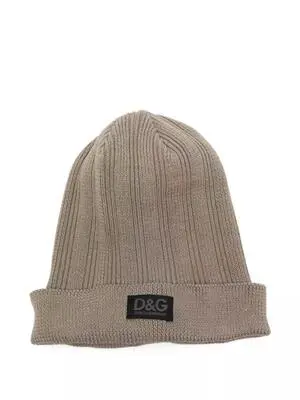 Dolce & Gabbana Knitted Beanie - Neutrals