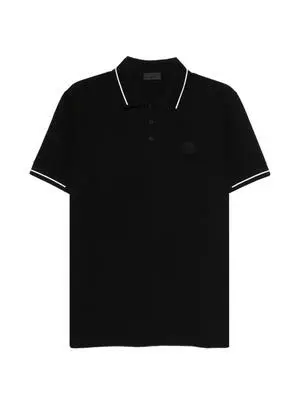 Men's Moncler Black Polos