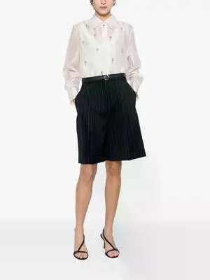 Max Mara Mstere Pinstripe Shorts