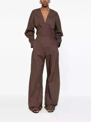 THELATEST V-neck Long-sleeve Jumpsuit