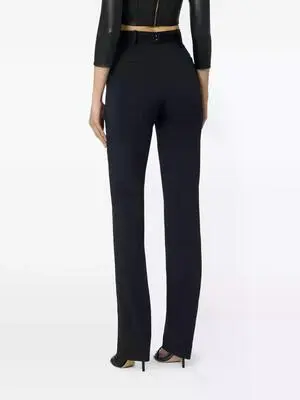 Elisabetta Franchi Belted Trousers - Black