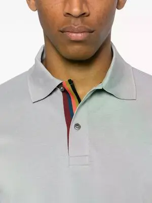 Paul Smith Artist Stripe Striped Placket Polo Shirt