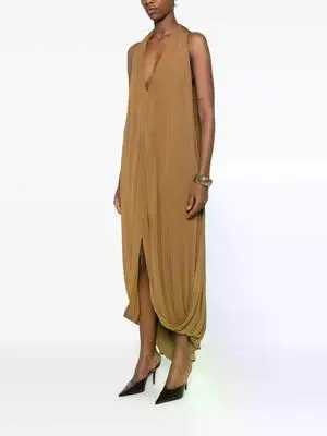 ESSE STUDIOS V-neck Split Dress