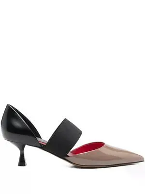 Stella McCartney 50mm Elasticated Strap Heeled Pumps