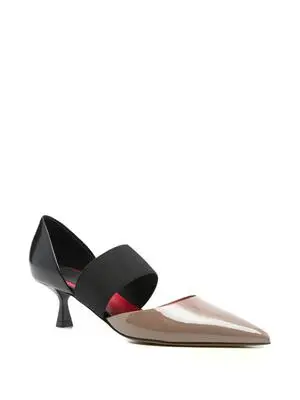 Stella McCartney 50mm Elasticated Strap Heeled Pumps