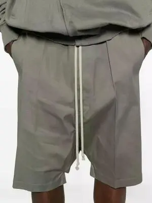 Rick Owens Drop Crotch Pods Shorts - Grey