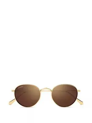 CARTIER Round Frame Sunglasses - Gold