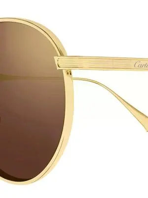 CARTIER Round Frame Sunglasses