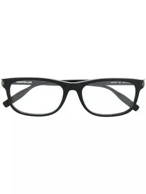 Montblanc Rectangular Frame Glasses - Black