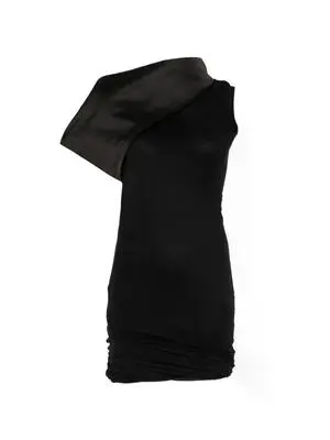 Rick Owens Drape-neck Mini Dress