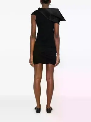 Rick Owens Drape-neck Mini Dress