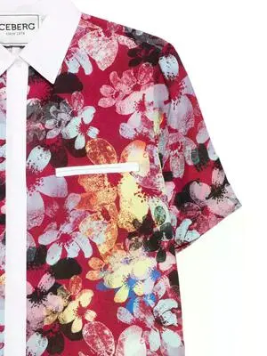Iceberg Flora-print Shirt