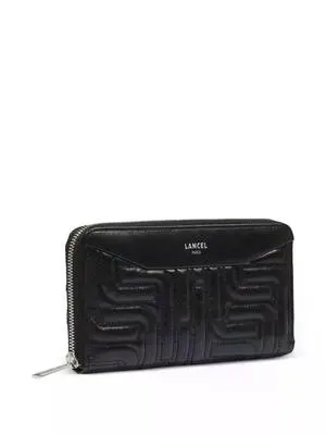 LANCEL Quilted Zipped Long Wallet