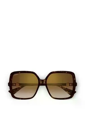 CARTIER Square-frame Sunglasses - Brown