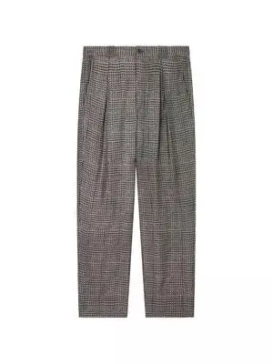 Giorgio Armani Houndstooth Pleated Trousers
