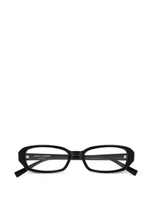 Saint Laurent Rectangle-frame Glasses - Black