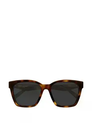 Saint Laurent Square-frame Tortoiseshell Sunglasses - Brown