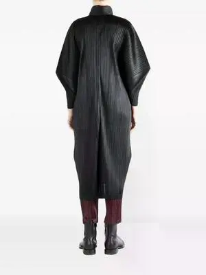 Issey Miyake Button Plissé Coat