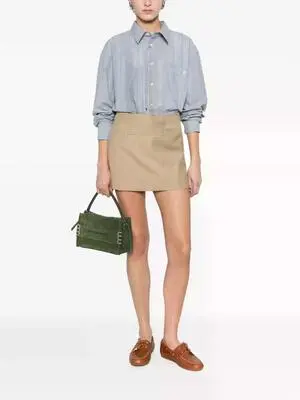 DUNST Belt Loops Short Skirt - Neutrals