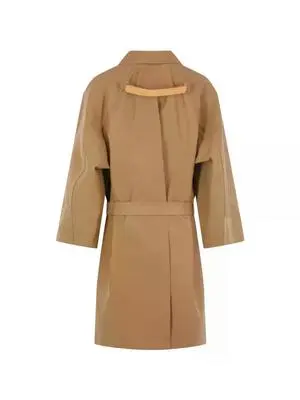 HED MAYNER Buttoned Belted Coat