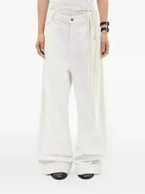 Ann Demeulemeester Wide Leg Bottoms For Women