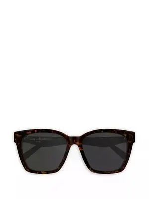 Saint Laurent Square-frame Tortoiseshell Sunglasses - Brown