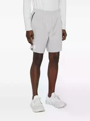 On Elasticated Waistband Shorts With Logo Detail