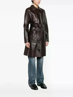 Max Mara Mstamaca Button Belted Jacket