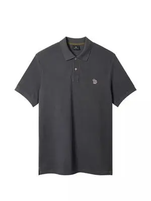 Paul Smith Organic Cotton Zebra Polo Shirt - Grey