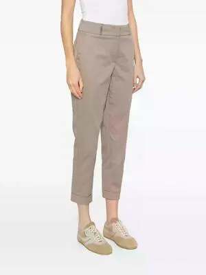 Peserico Cuffed Trousers - Neutrals