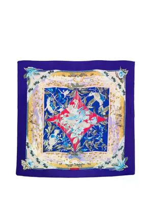 Hermès 2000s Foulard Scarf - Blue