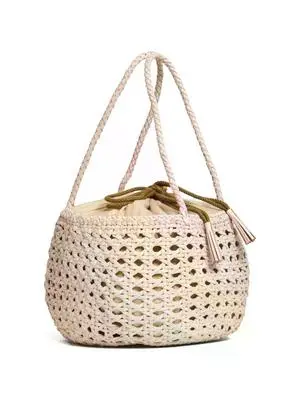 Dragon Diffusion Juventus Round Perforated Bucket Bag