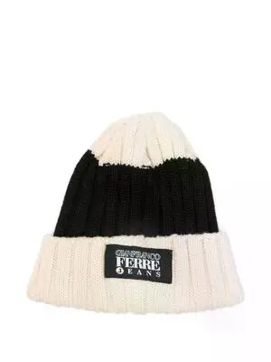 Gianfranco Ferre Logo-patch Beanie