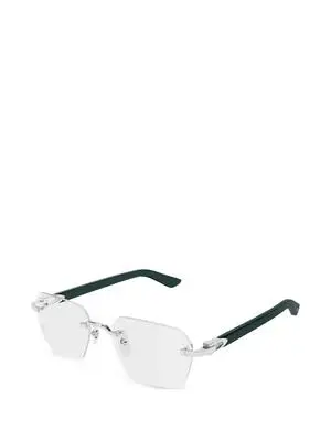 Cartier Rimless Geometric Eyeglasses