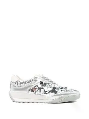 Liu Jo Silver Tone Sneakers For Women