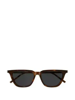 Saint Laurent Square-frame Sunglasses - Brown