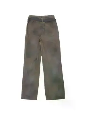 BONBOM Belted Tuck Trousers