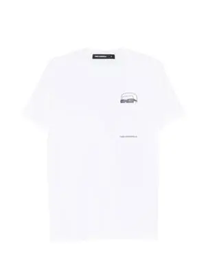 Karl Lagerfeld Logo-print T-shirt - White