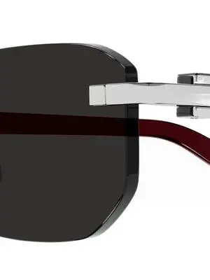 Cartier Rimless Geometric Sunglasses