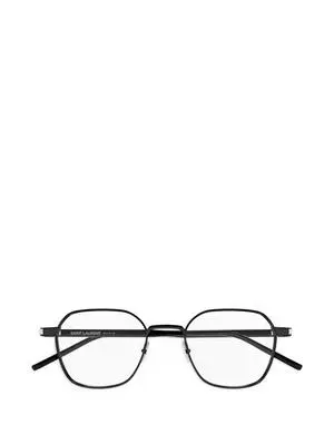 Saint Laurent Geometric-frame Eyeglasses - Black