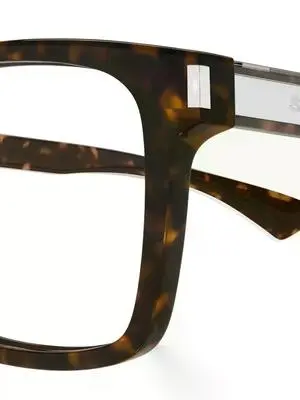 Saint Laurent Rectangle-frame Eyeglasses - Brown
