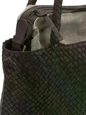 Officine Creative Woven Tote Bag