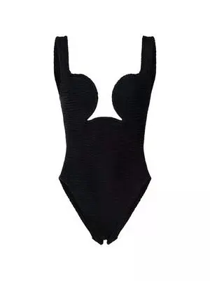 PARAMIDONNA Luisa Textured Swimsuit - Black
