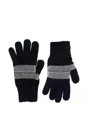 Dolce & Gabbana Knitted Gloves - Black