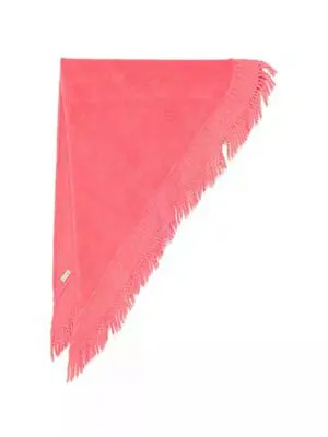 Balmain 1980s Fringed Scarf - Pink